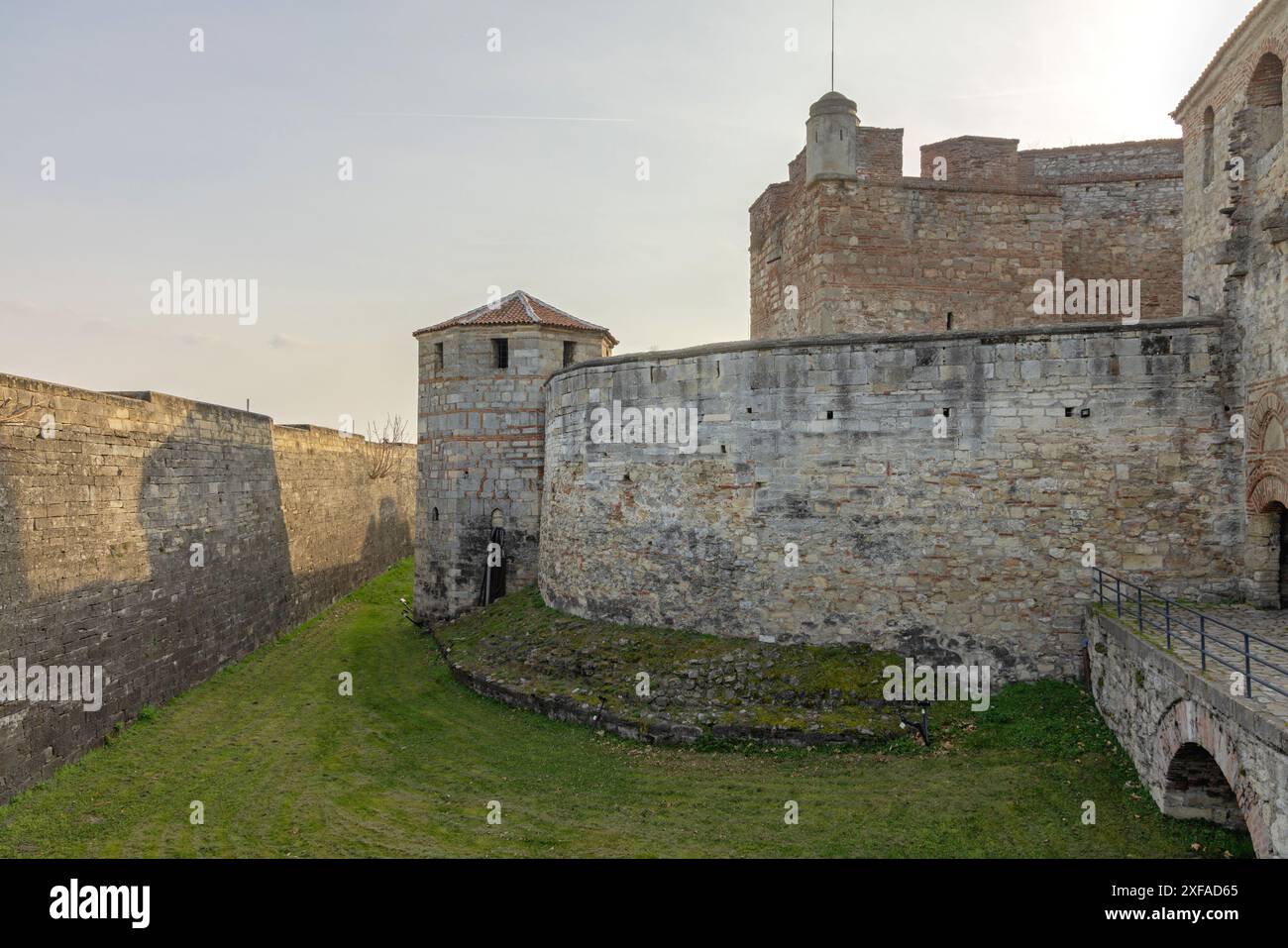 Baba Vida Castle Fortress Historic Landmark at Spring Day in Vidin ...