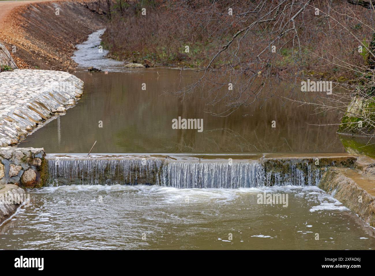 Small River Stream Water Cascade Pond Nature Stock Photo - Alamy