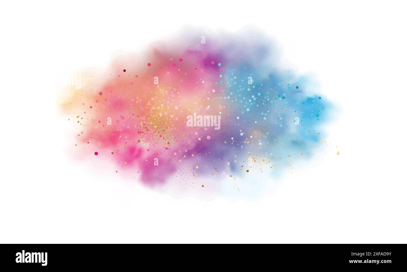 Color smoke cloud paint Stock Vector Images - Alamy