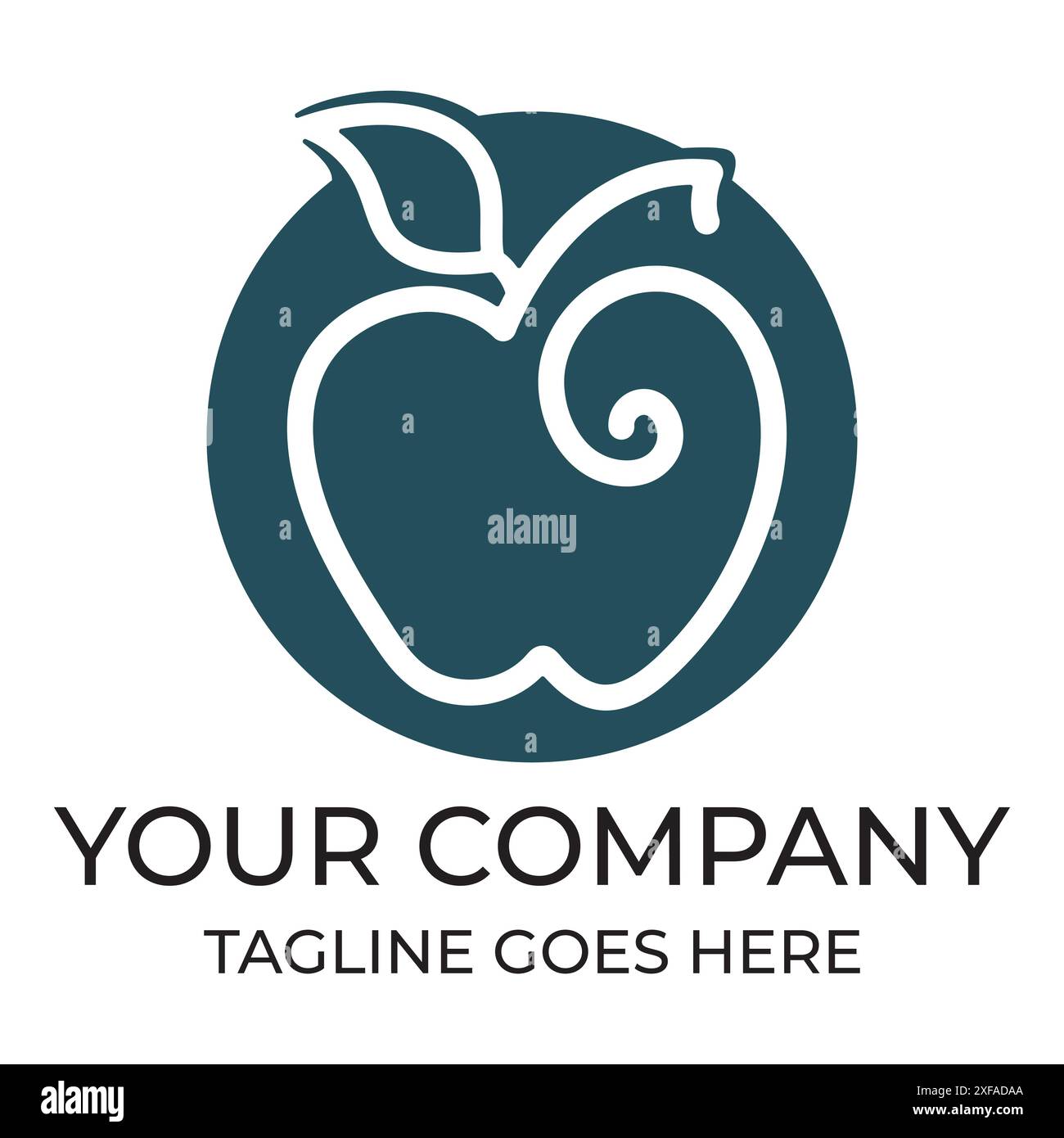 Apple logo vector illustrations design icon template Stock Vector Image ...