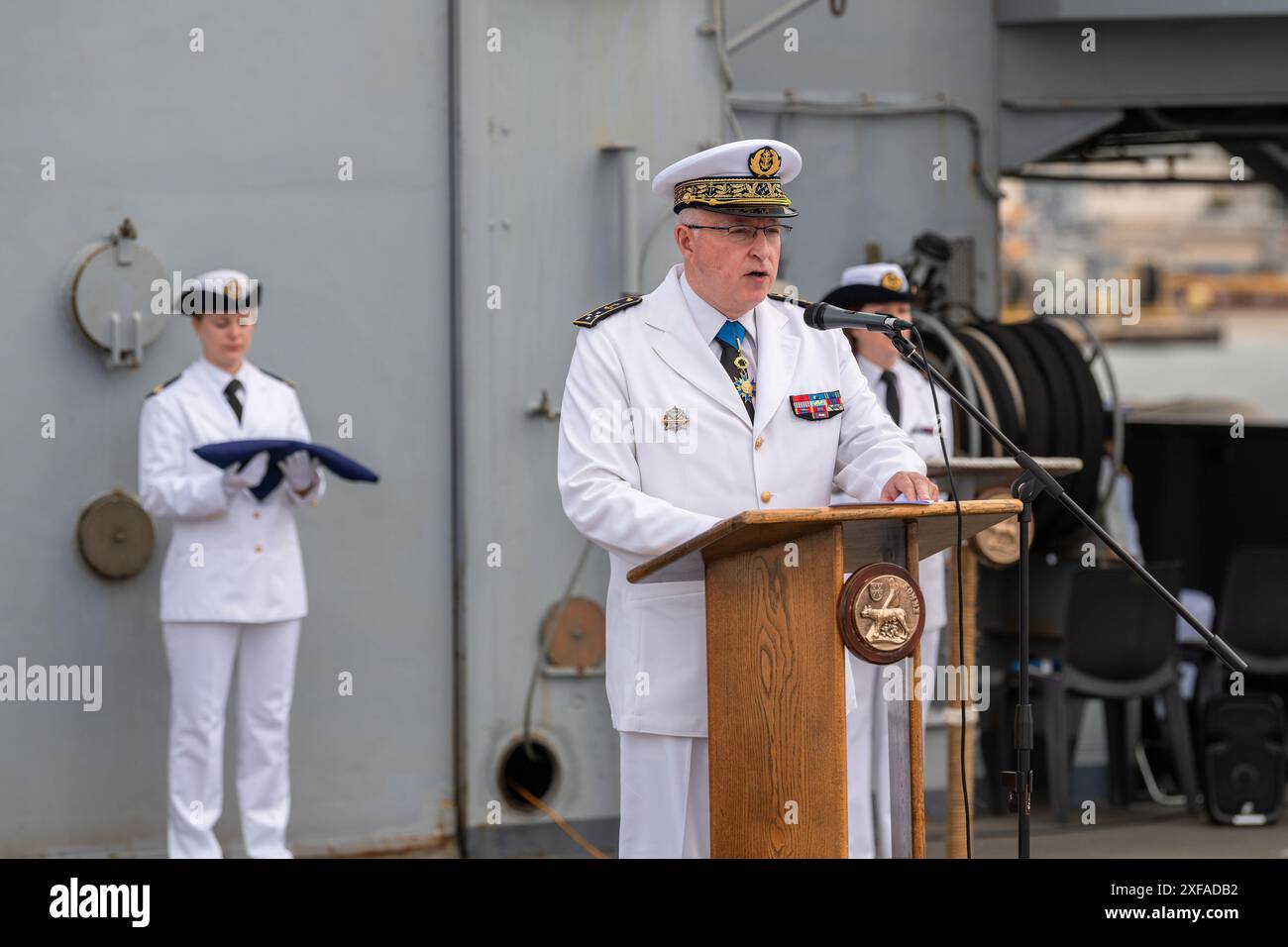Vice-Admiral Didier Malaterre, Deputy Commander NATO Allied Maritime ...