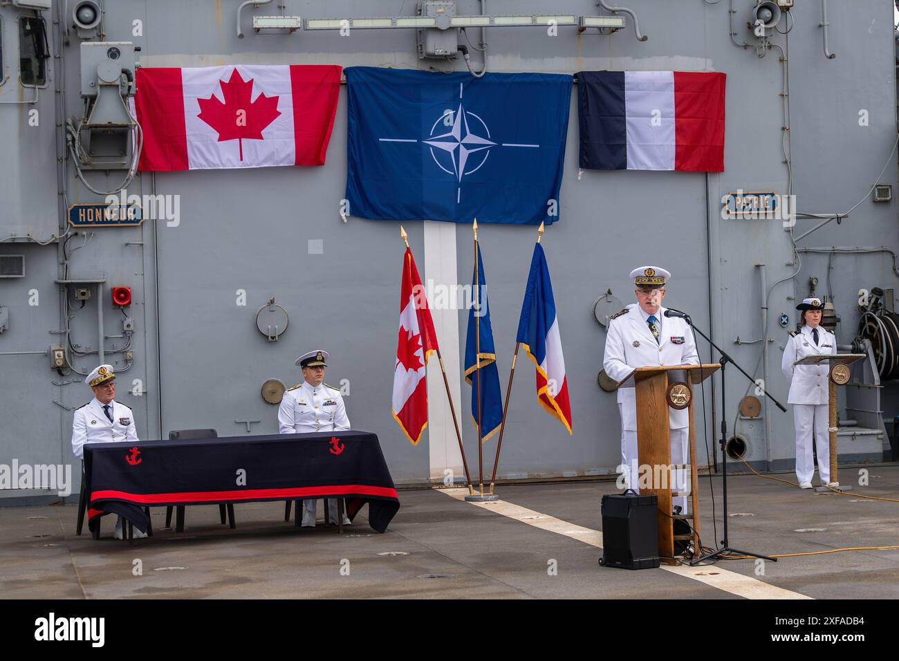Vice-Admiral Didier Malaterre, Deputy Commander NATO Allied Maritime ...