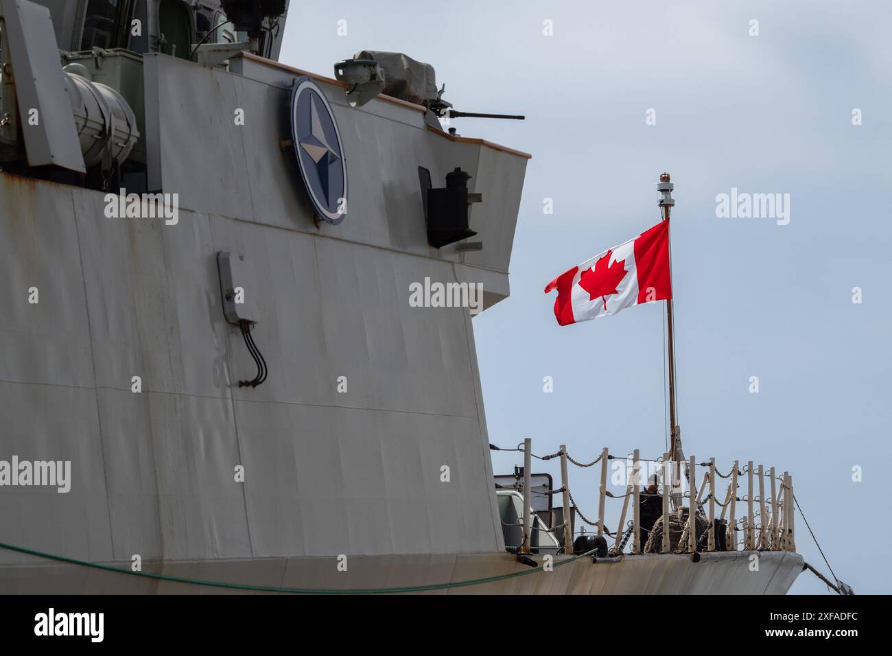 Toulon, France. 01st July, 2024. Royal Canadian Navy HMCS Charlottetown ...