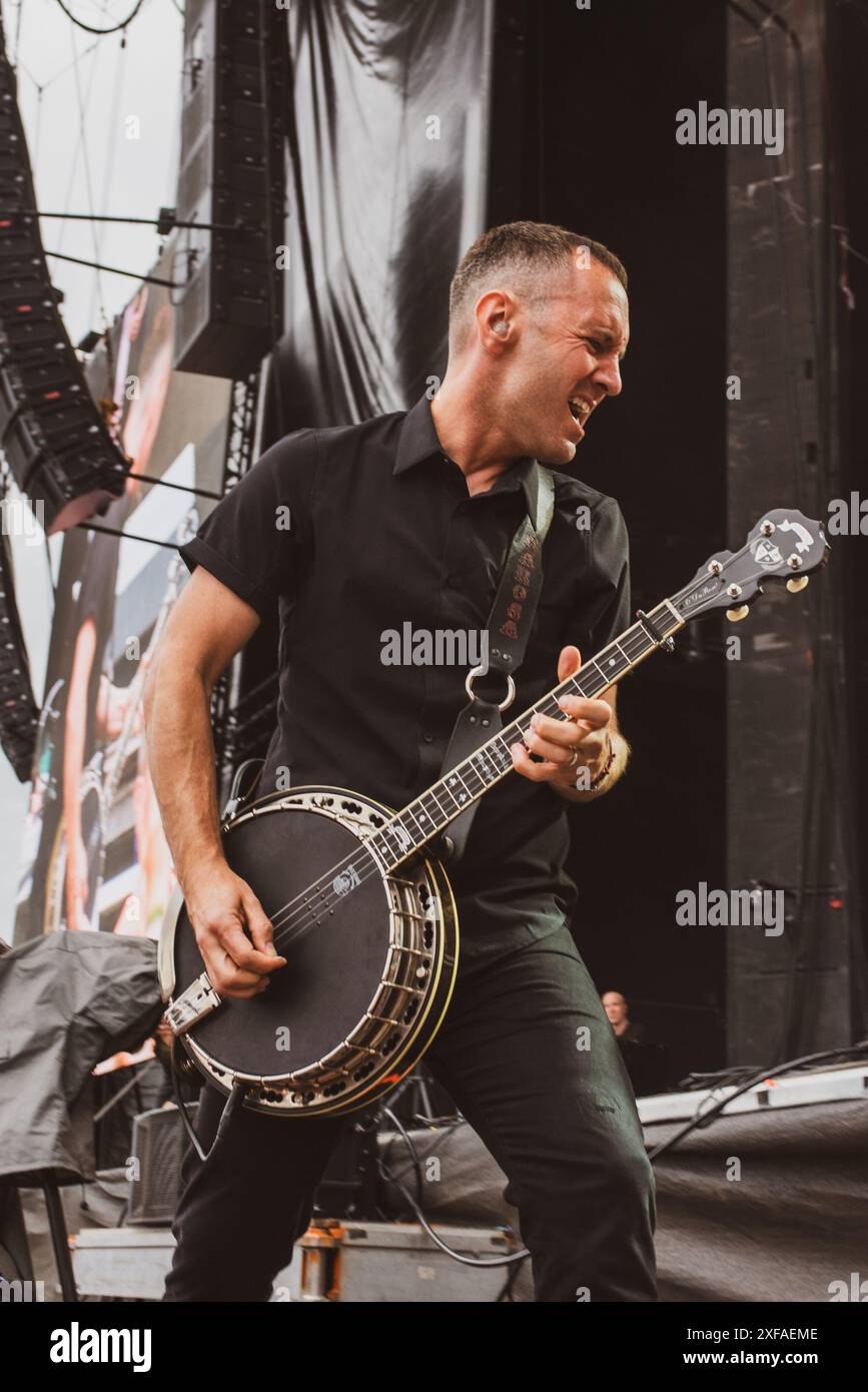 The american Celtic punk band Dropkick Murphys performed at Danish ...