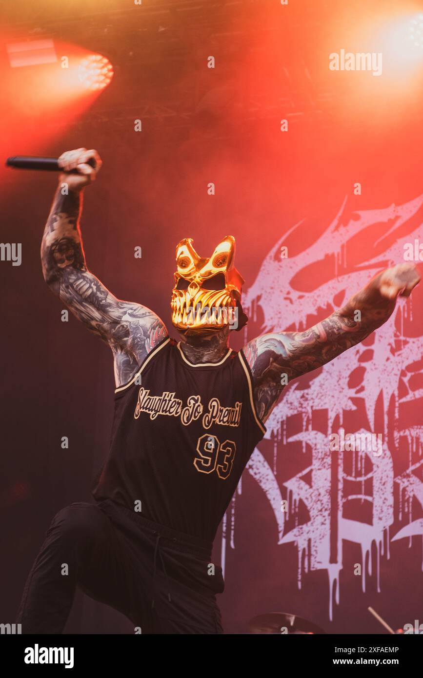 The russian deathcore band Slaughter to prevail performed at Danish ...