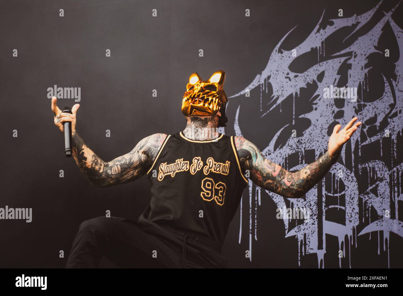 The russian deathcore band Slaughter to prevail performed at Danish ...