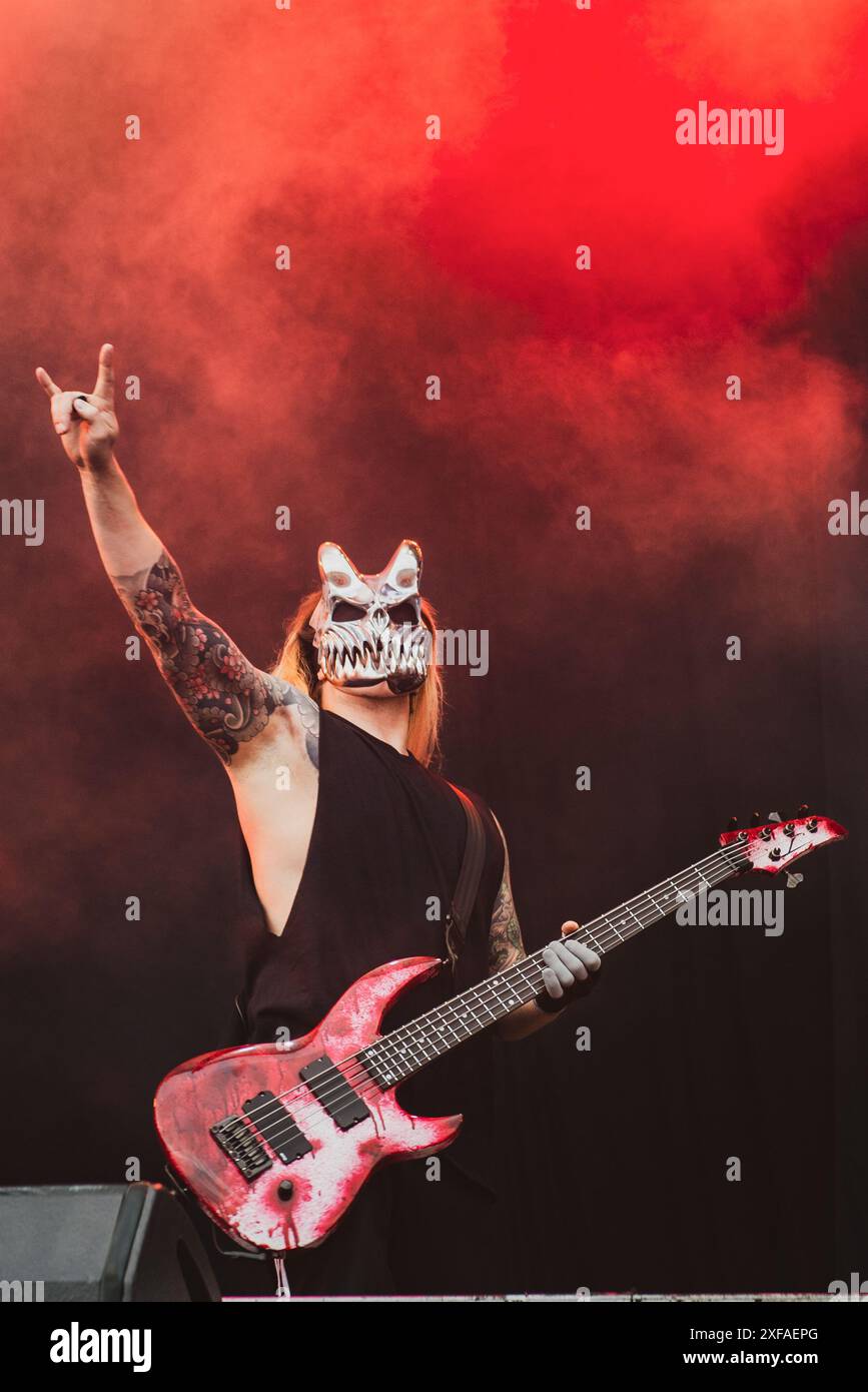 The russian deathcore band Slaughter to prevail performed at Danish ...
