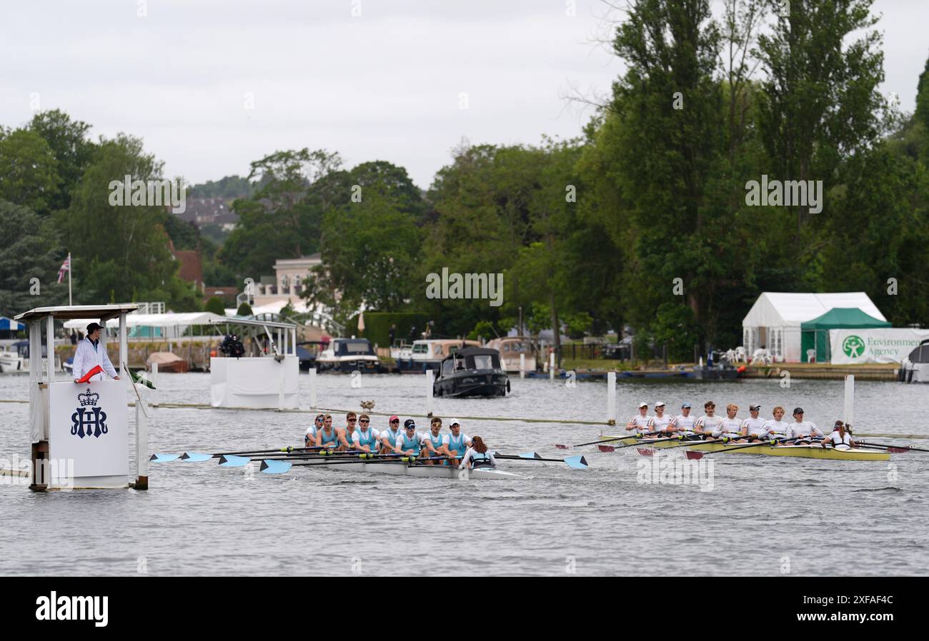 A crew from A.S.R. Nereus 'B' (right) compete against a crew from ...