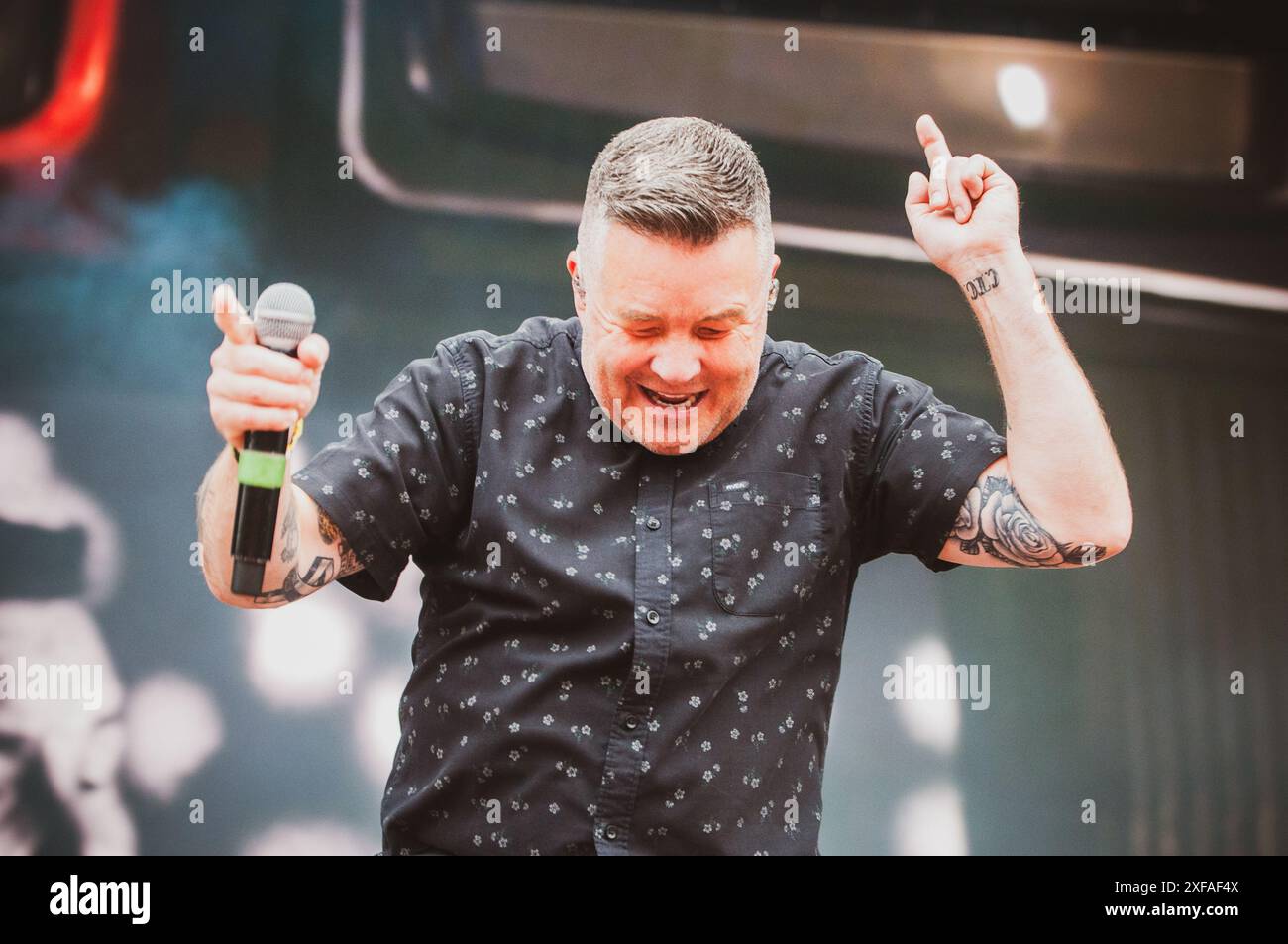 The american Celtic punk band Dropkick Murphys performed at Danish ...