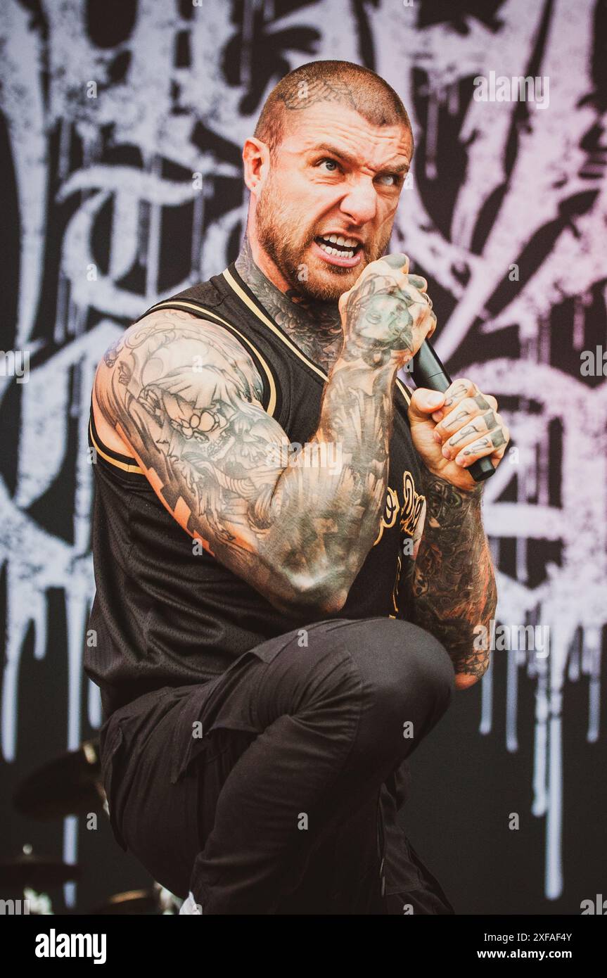 The russian deathcore band Slaughter to prevail performed at Danish ...