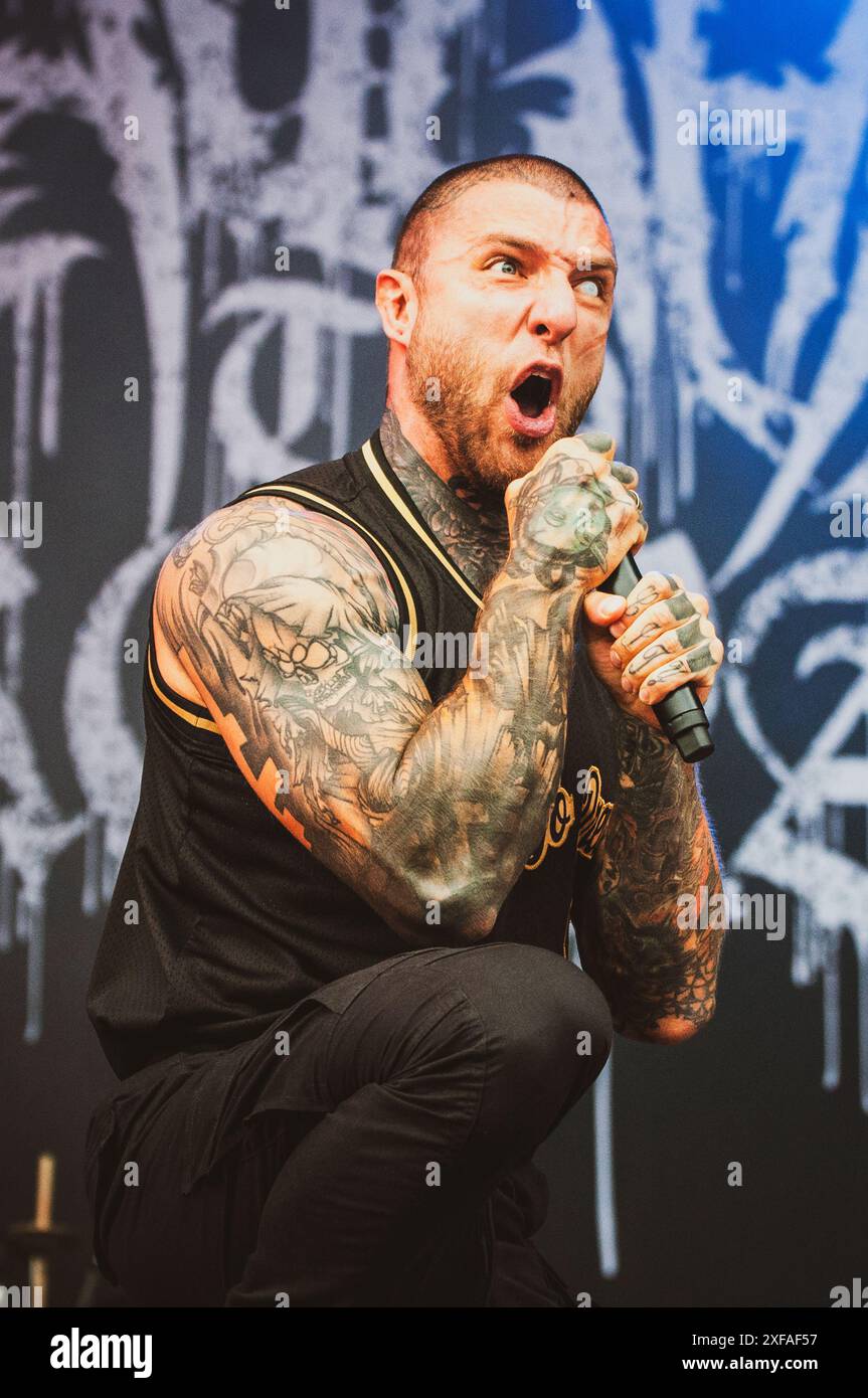 The russian deathcore band Slaughter to prevail performed at Danish ...