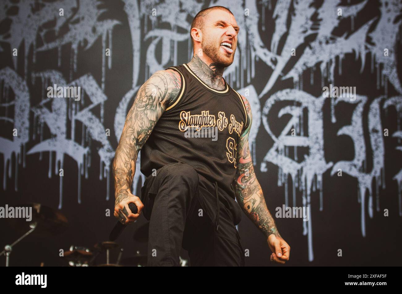 The russian deathcore band Slaughter to prevail performed at Danish ...