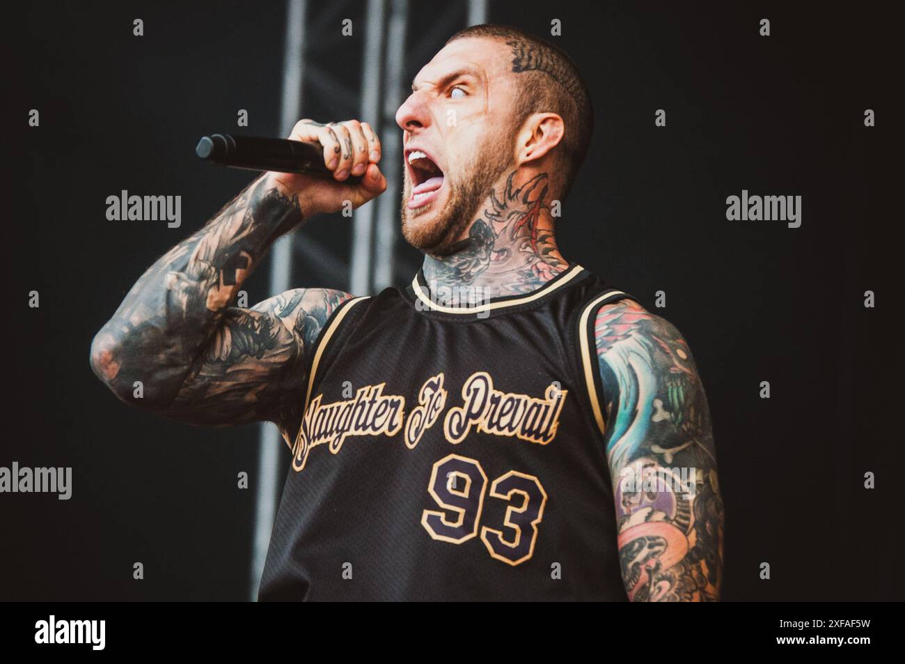 The russian deathcore band Slaughter to prevail performed at Danish ...