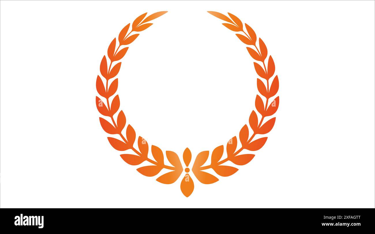 Round leaf logo Stock Vector Images - Alamy