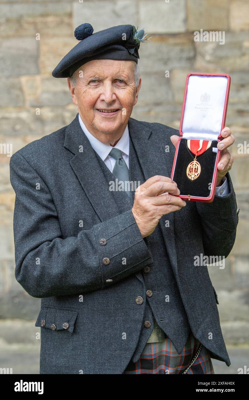 Professor Sir Alexander McCall Smith after being made a a Knight ...