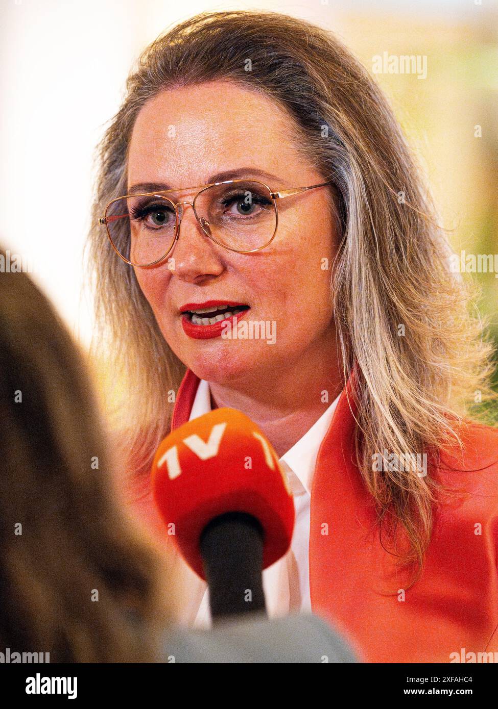 THE HAGUE - Minister Fleur Agema during the handover at the Ministry of ...