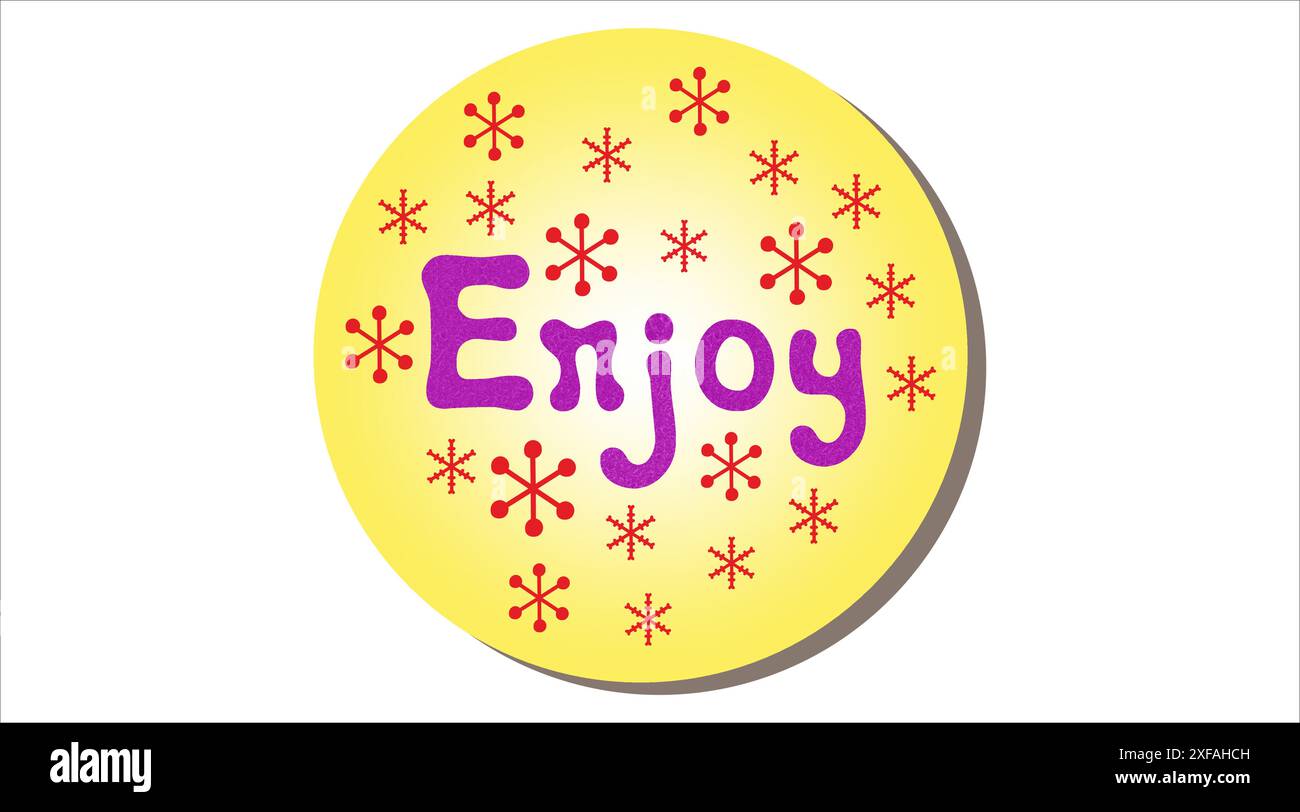 Enjoy design Stock Vector Images - Alamy