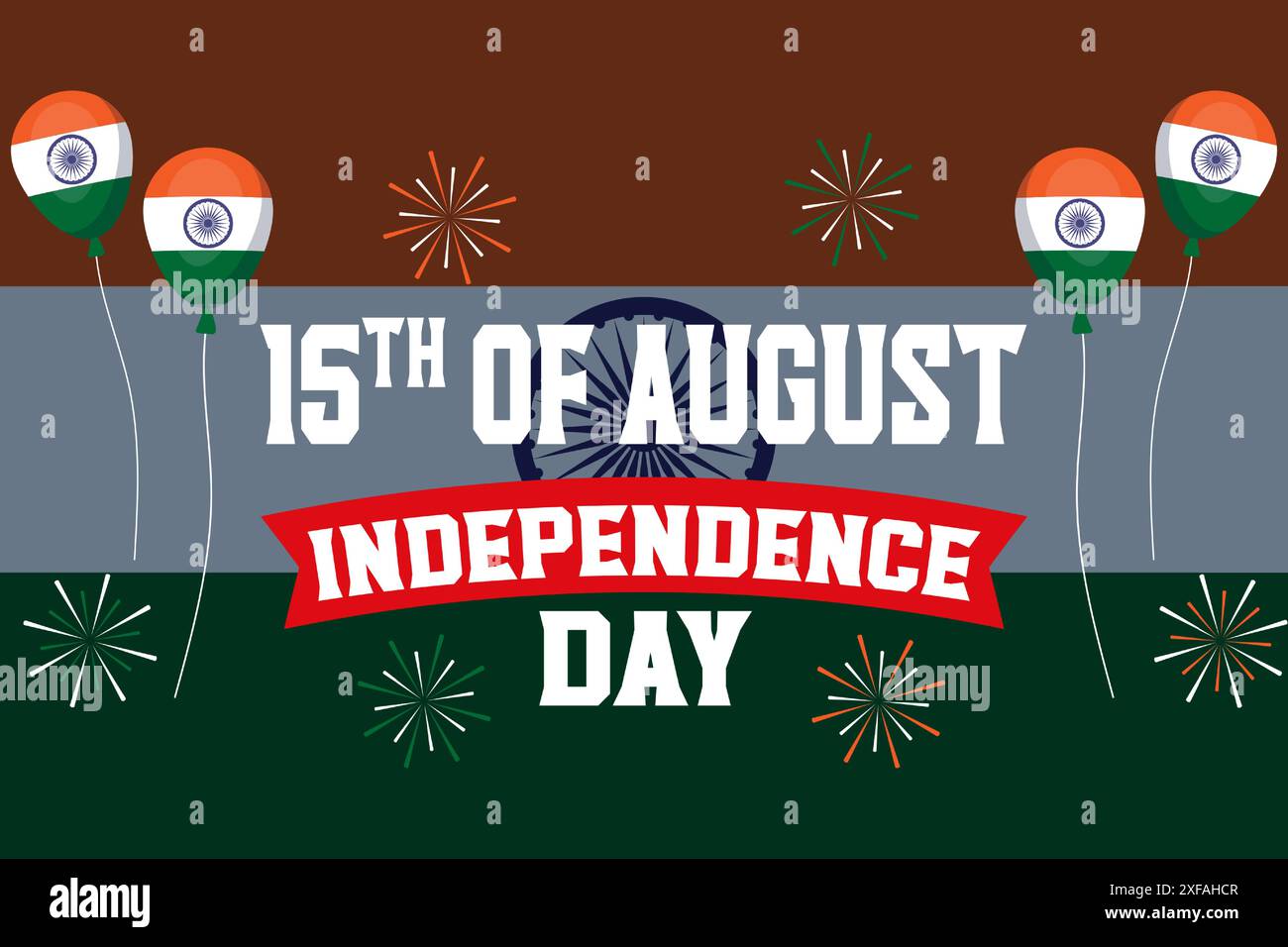 Celebrate India's freedom with this vibrant vector illustration ...