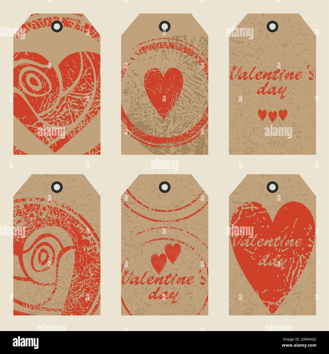 vector set of tags for Valentine's Day Stock Vector Image & Art - Alamy