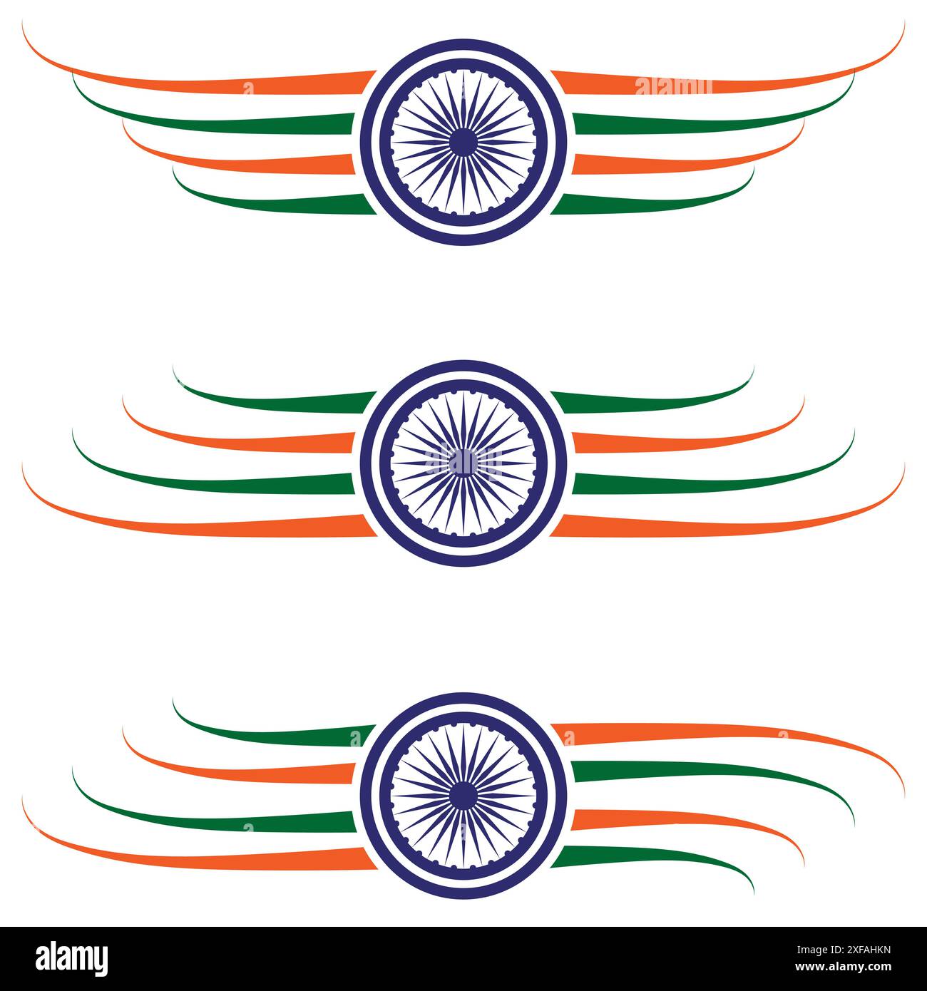 Celebrate India's pride with this vibrant vector set featuring stylized ...
