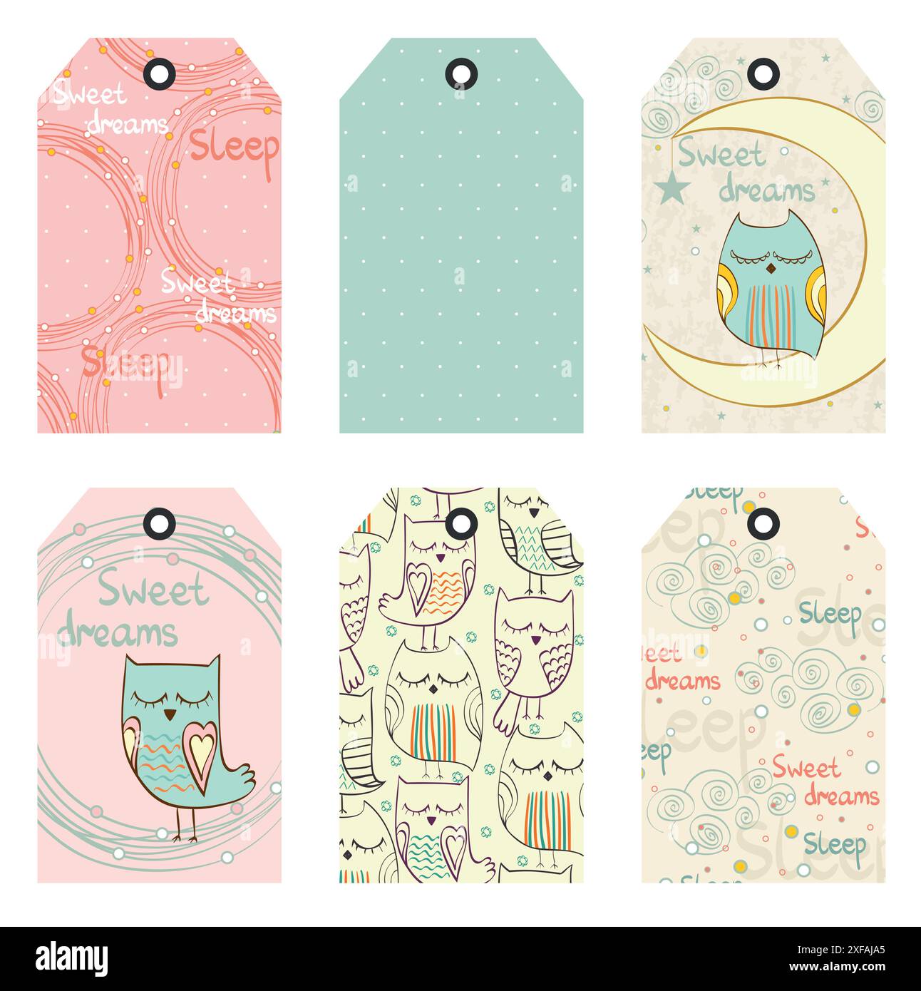 Hand drawn tags Cut Out Stock Images & Pictures - Alamy