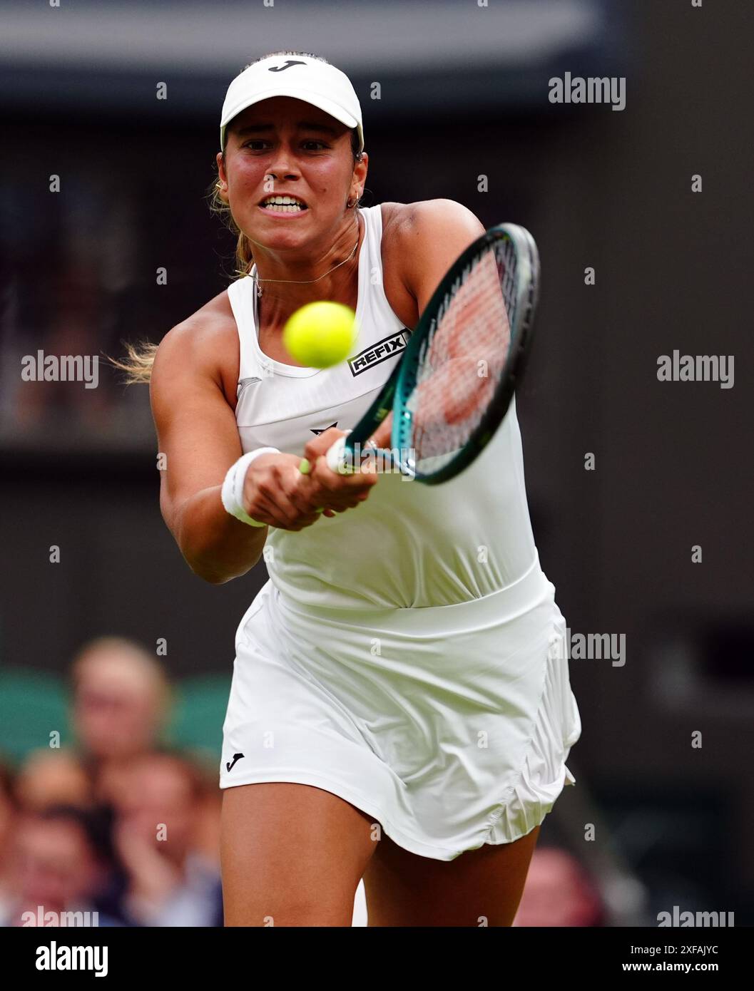 Jessica Bouzas Maneiro in action against Marketa Vondrousova (not ...