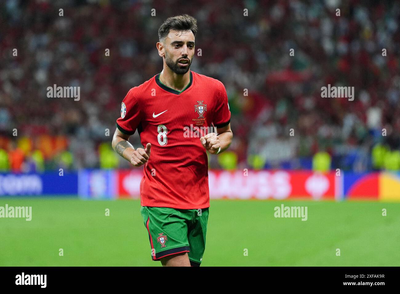 Portugal's Bruno Fernandes during the UEFA Euro 2024, round of 16 match ...