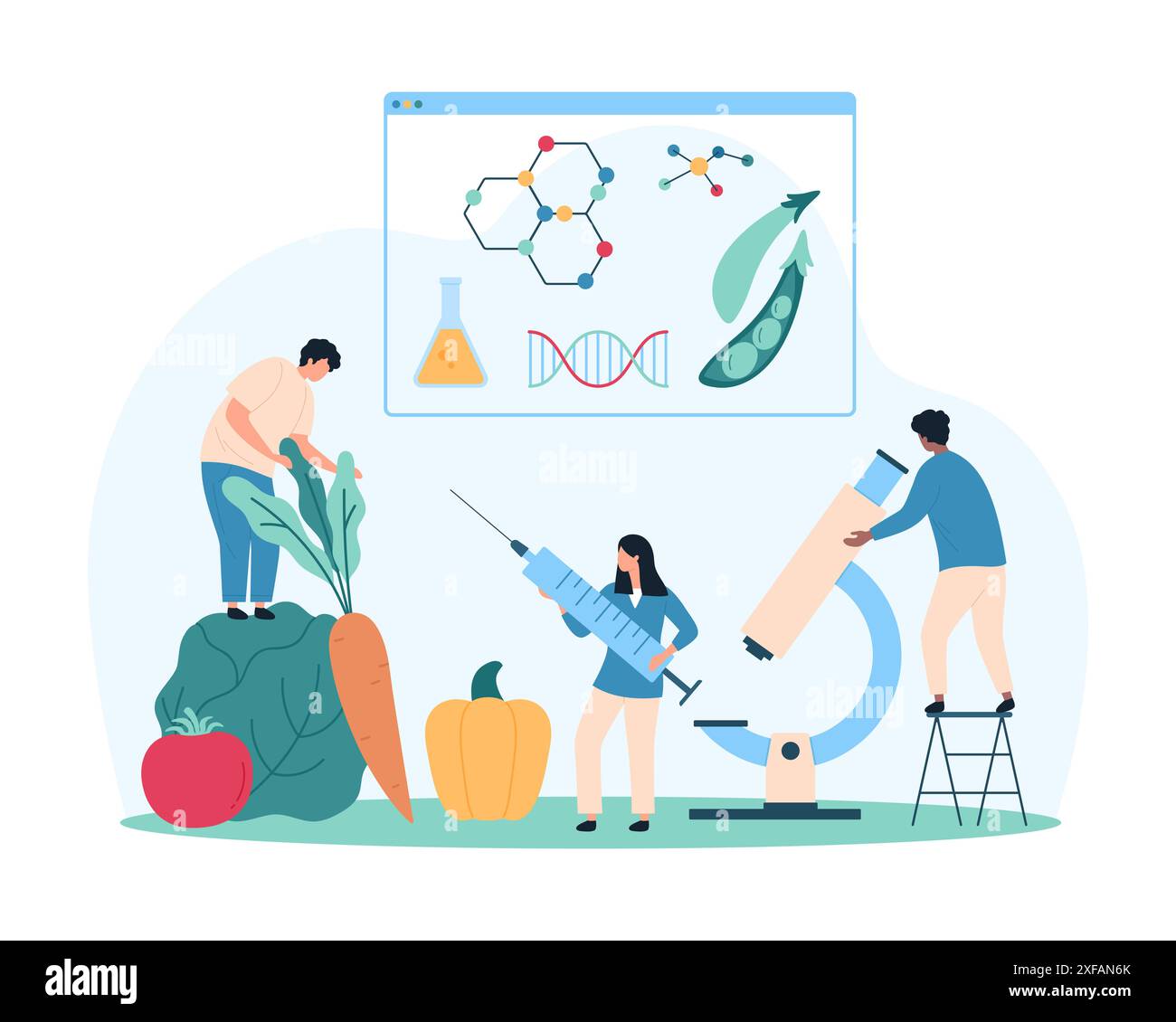 Analysis in laboratory Cut Out Stock Images & Pictures - Alamy