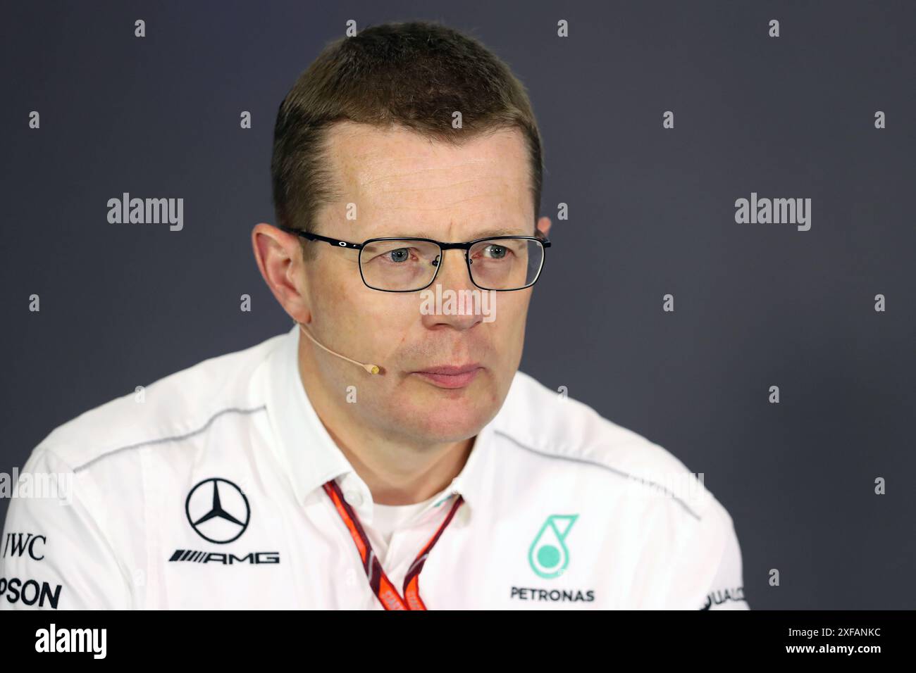 File photo dated 14/07/17 of former Mercedes engine boss Andy Cowell ...
