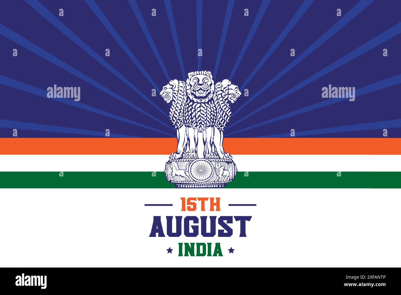 Commemorate India's Independence with this vibrant vector featuring ...