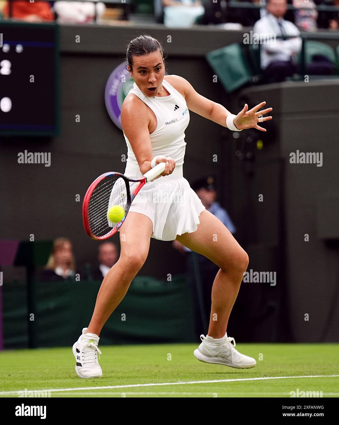 Elena Gabriela Ruse In Action Against Elena Rybakina Not Pictured On