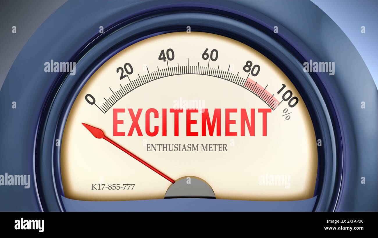 Excitement and Enthusiasm Meter that hits less than zero, showing an ...
