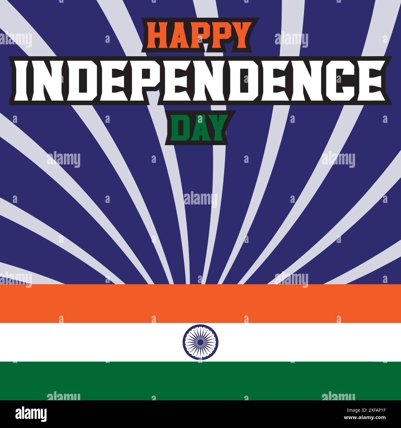 Celebrate India's freedom with this dynamic vector featuring bold ...