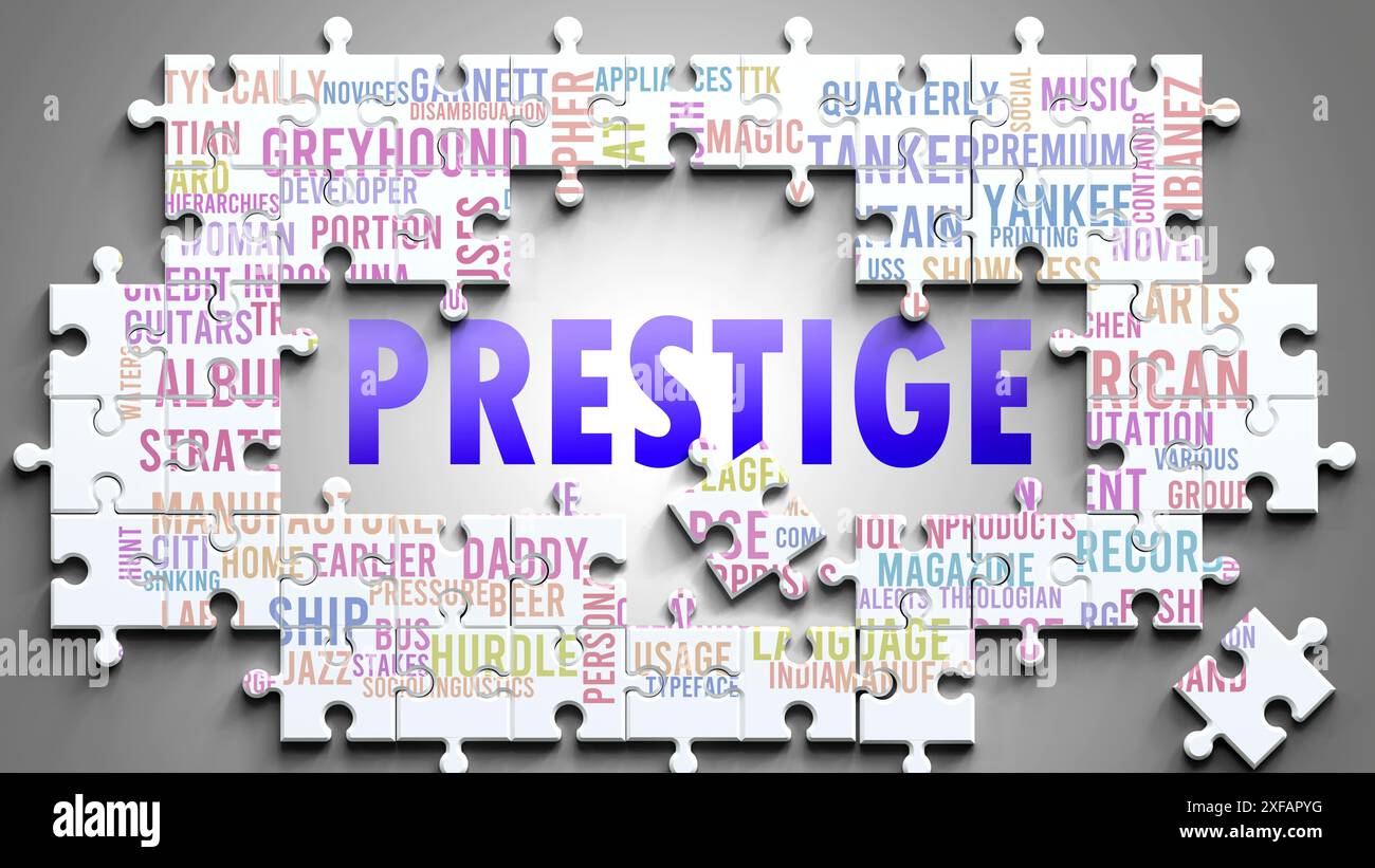 Prestige as a complex subject hi-res stock photography and images - Alamy