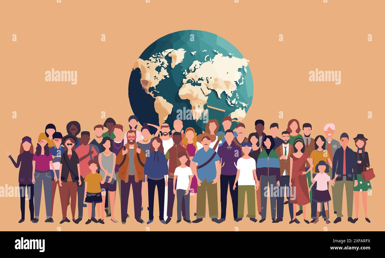 Population geography Stock Vector Images - Alamy