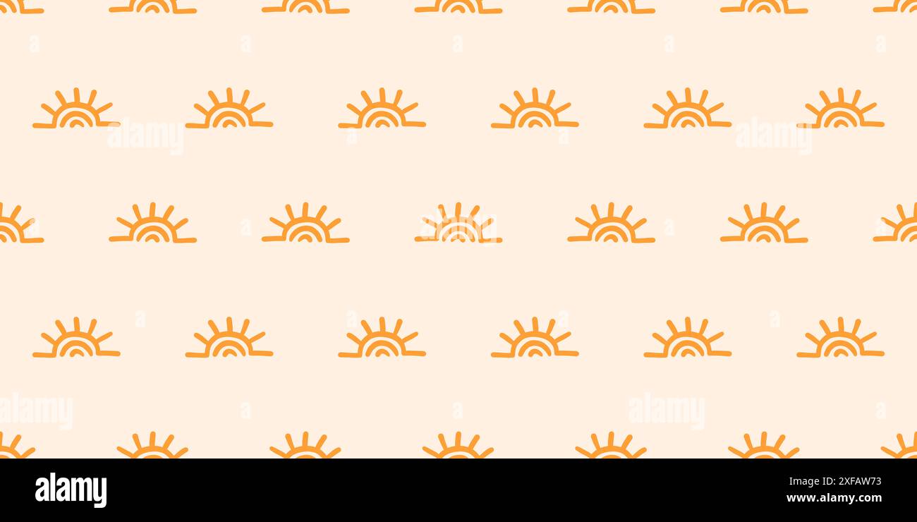African sun seamless pattern. Tribal background Stock Vector Image ...