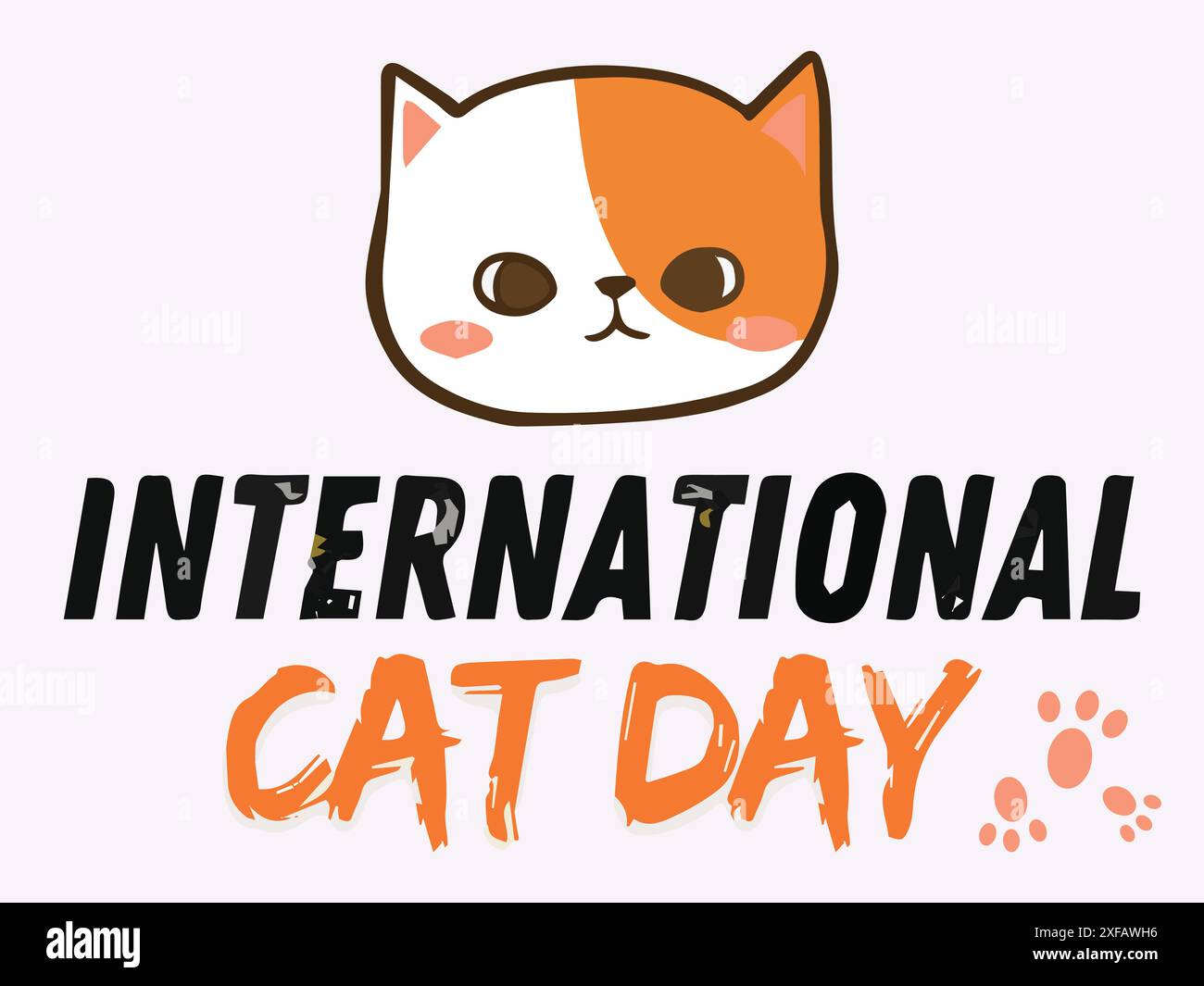World cat day Stock Vector Images - Alamy