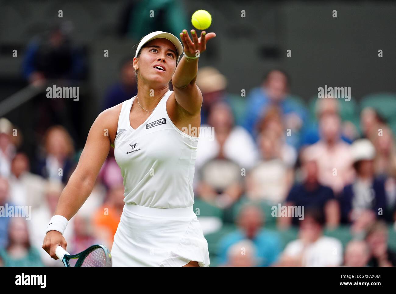 Jessica Bouzas Maneiro in action against Marketa Vondrousova (not ...