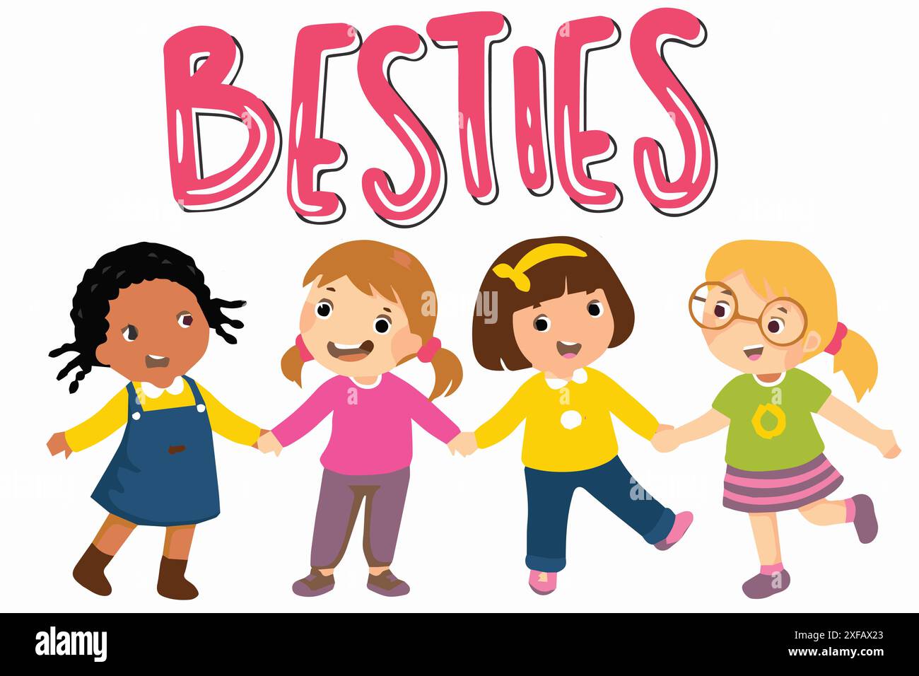 Best friends forever Cut Out Stock Images & Pictures - Alamy