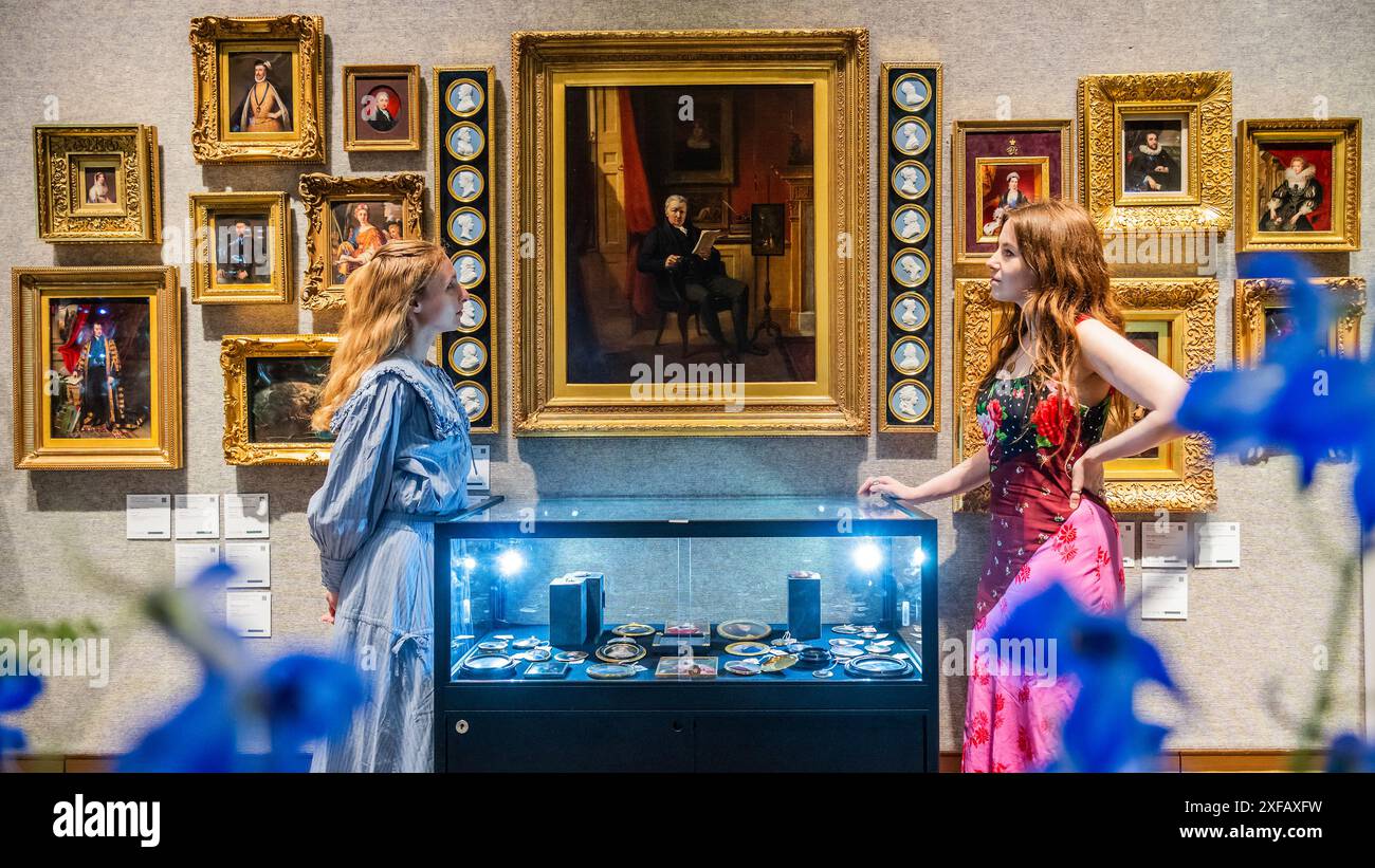 London, UK. 2nd July, 2024. Various old master paintings including ...