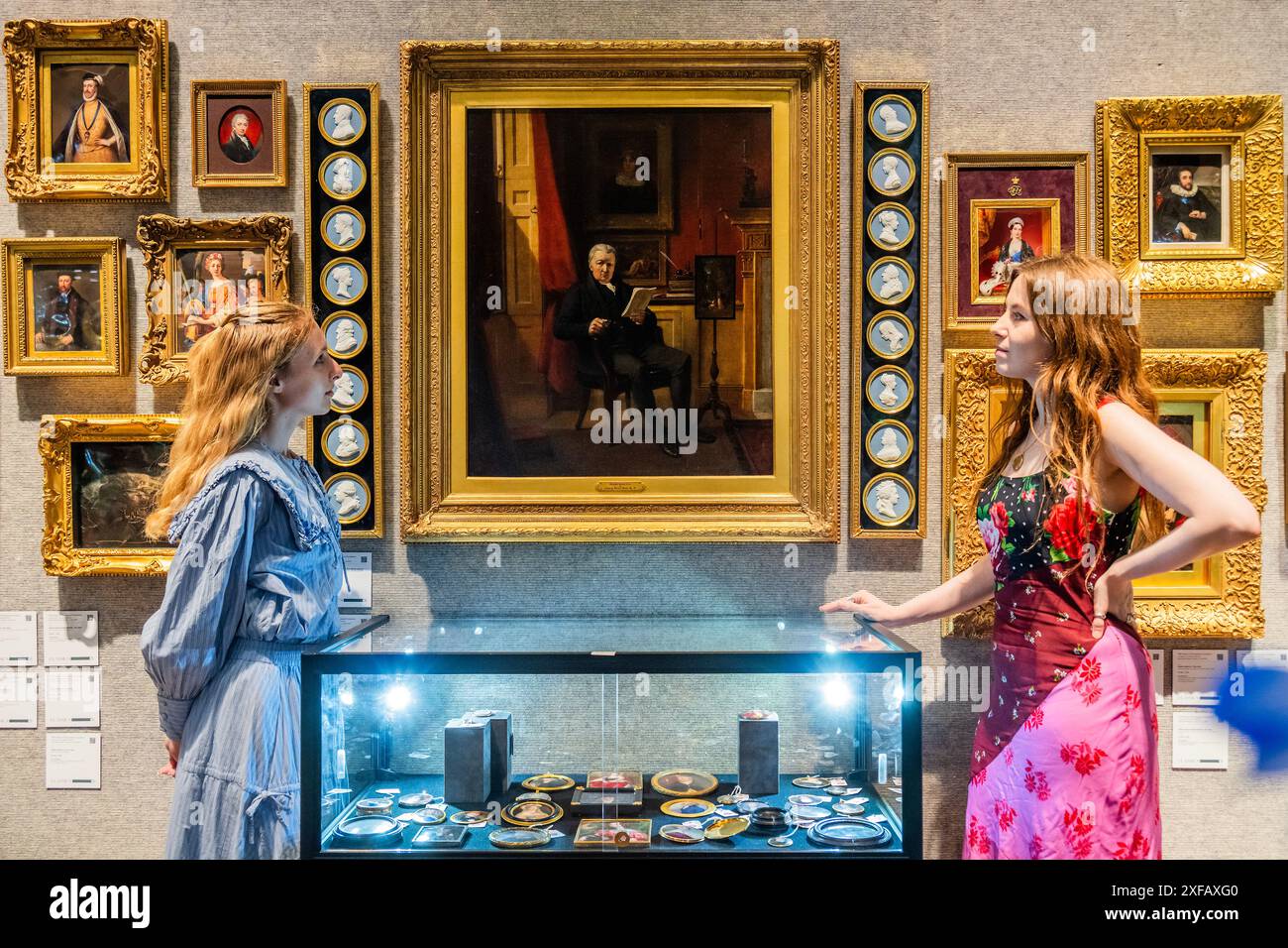 London, UK. 2nd July, 2024. Various old master paintings including ...