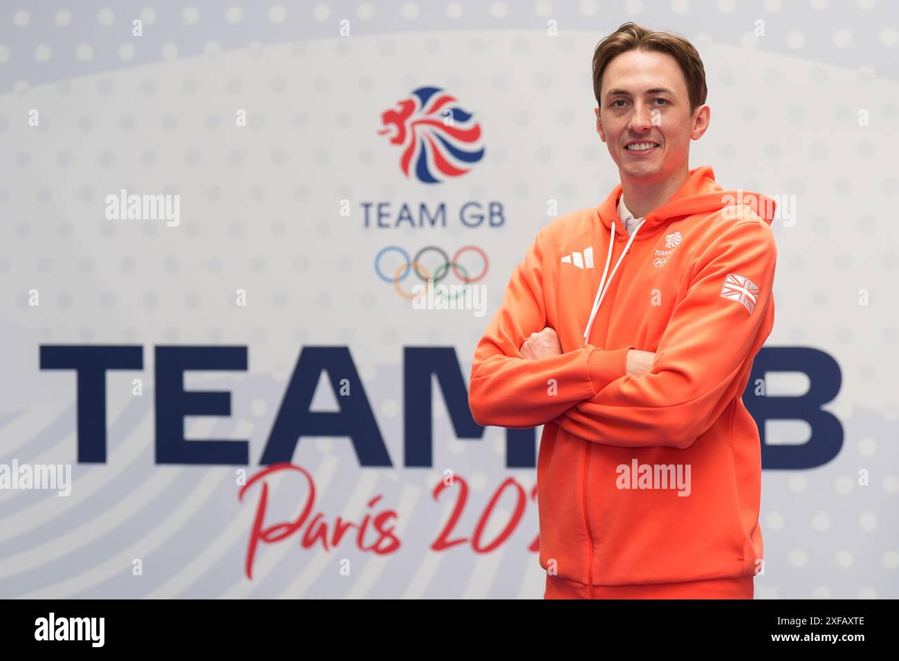Liam Pitchford during a Team GB kitting out session for the Paris ...