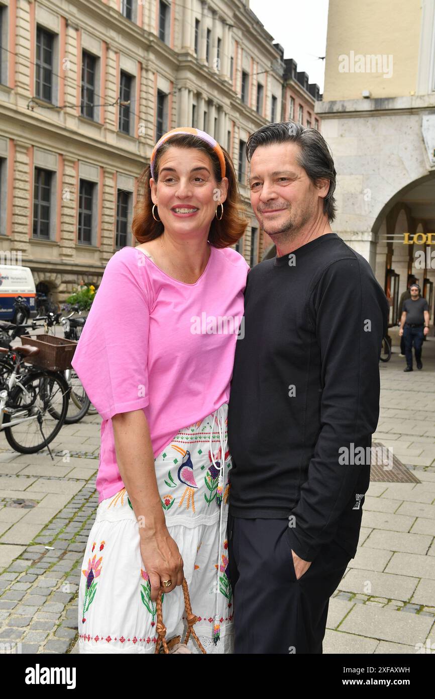 Elena Uhlig und Fritz Karl / ZDF Empfang im Rahmen des Filmfest München ...