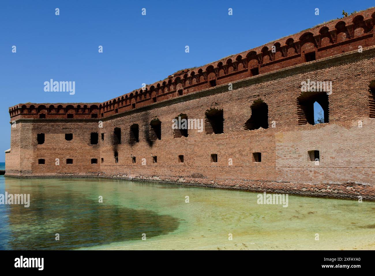 Fort Jefferson, Dry Tortugas, Florida Stock Photo - Alamy
