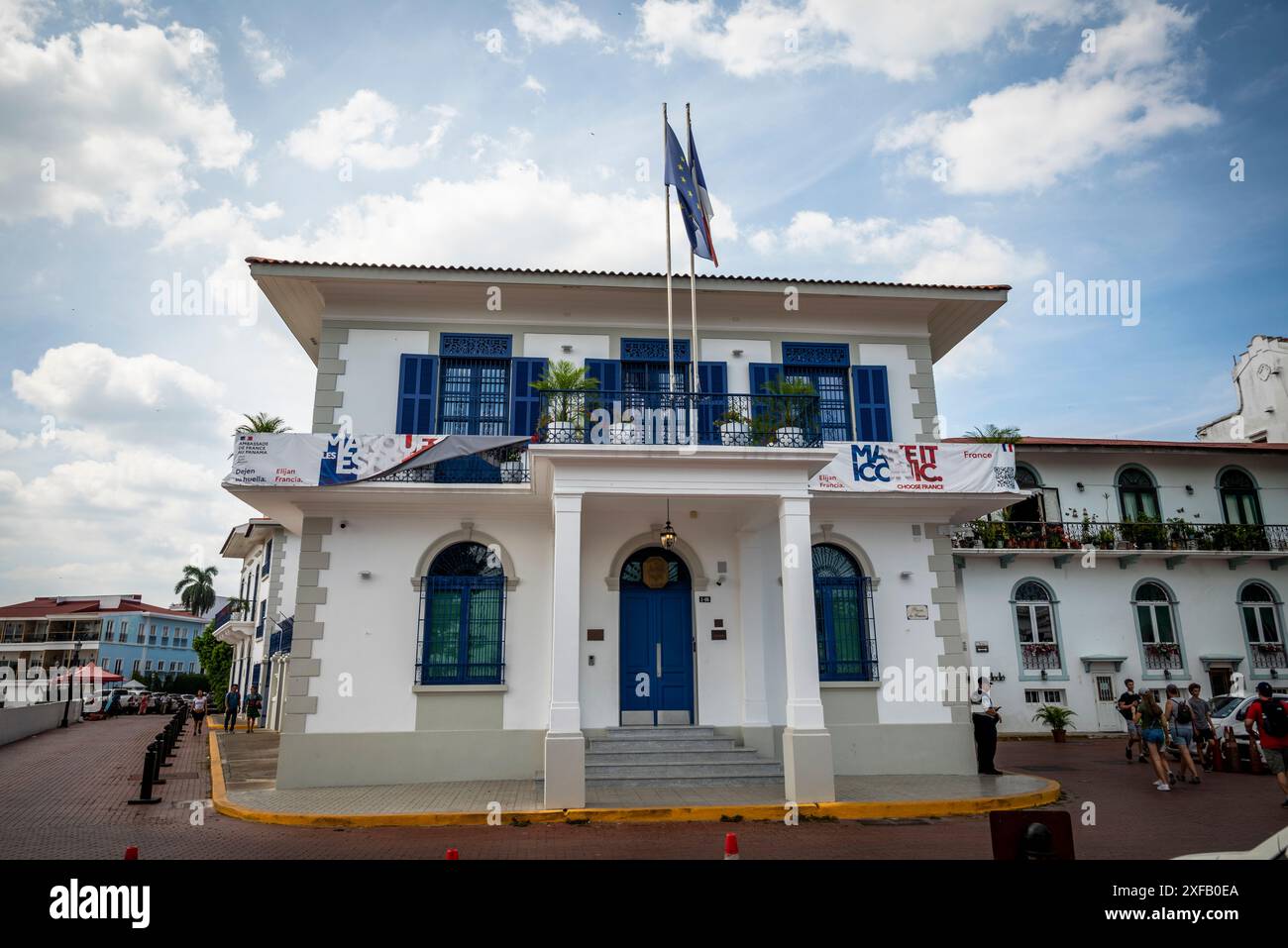 French Embassy at the Plaza de Francia, Original town square, now ...