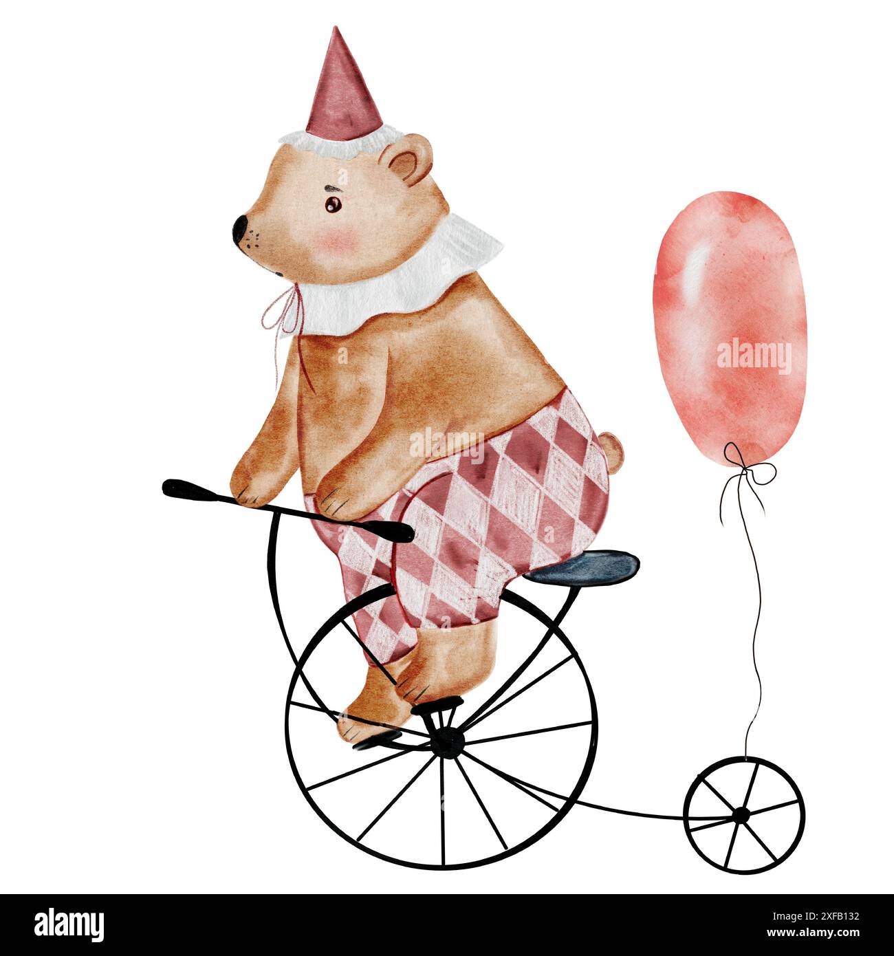 circus bear illustration