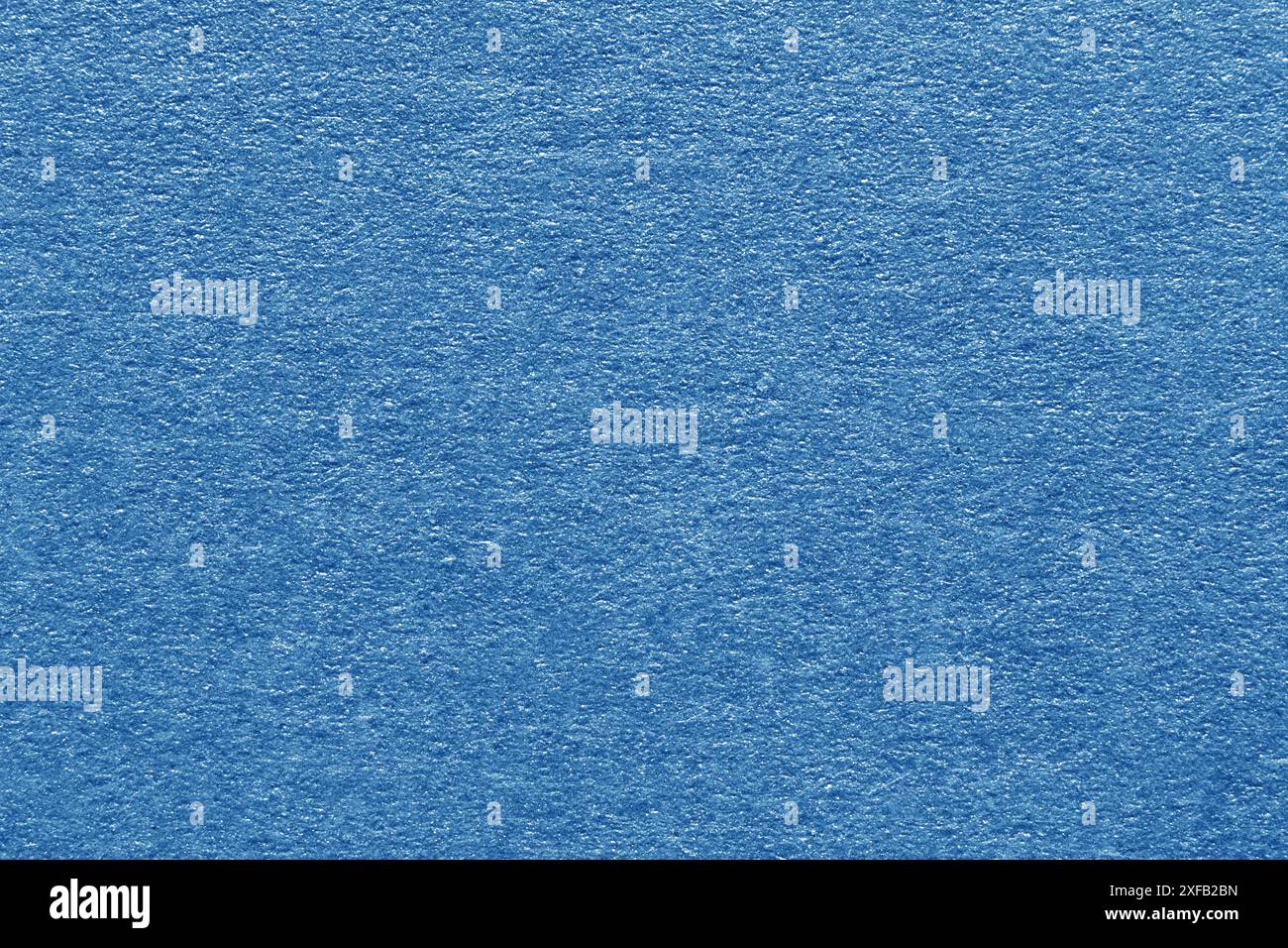 Blue textured blank sheet of paper closeup. Luxury grainy blue ...