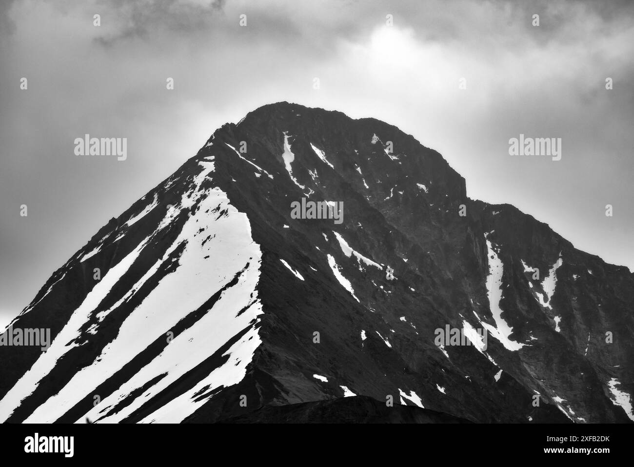 Panoramic scenic area in wilderness of Yukon Territory, Canada during ...