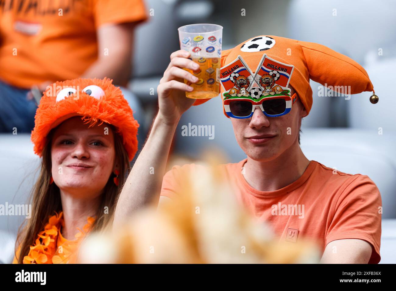 Fans aus den Niederlande, Holland GER, Rumaenien (ROM) vs. Niederlande ...