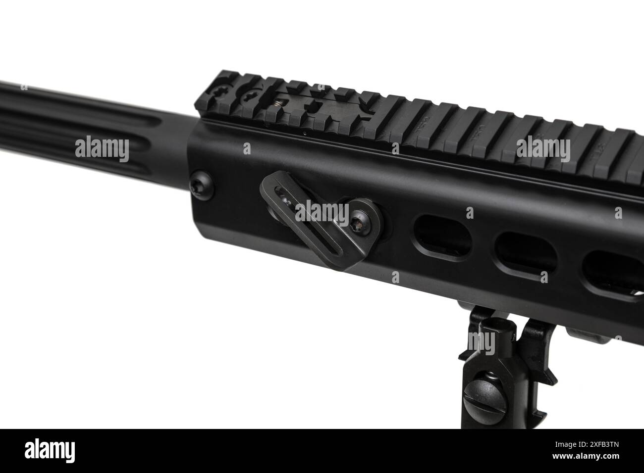 Large caliber sniper rifle. Long range weapon. Isolate on a white background Stock Photo - Alamy